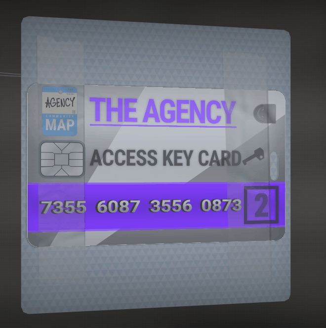 Steam Workshop::Sticker | ACCESS KEY CARD 2lvl AGENCY (Paper)