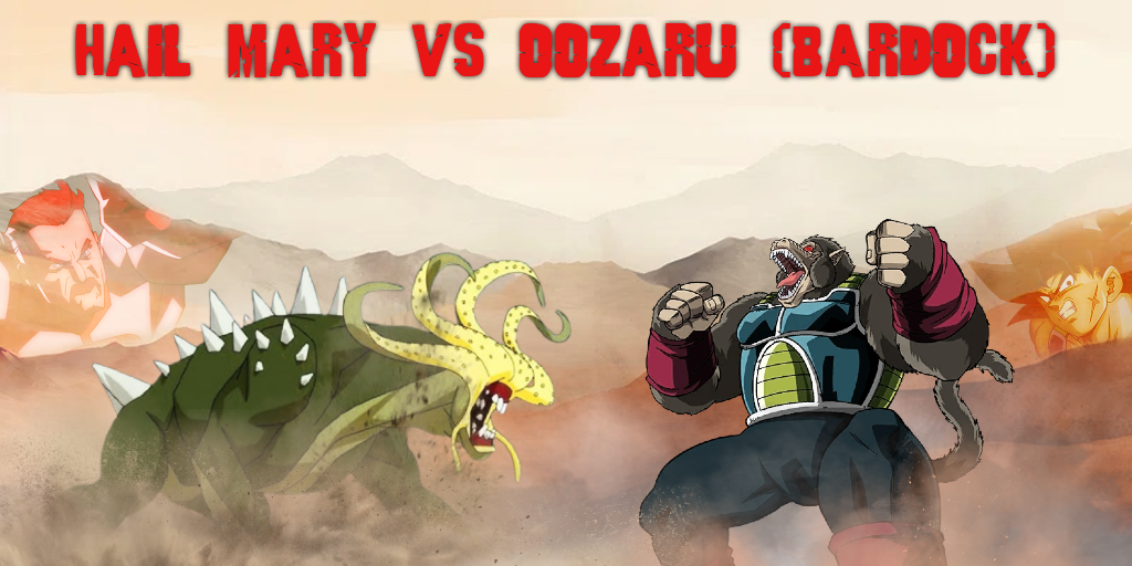 KWCE match: The Hail Mary vs Oozaru (Bardock) - Toho Kingdom