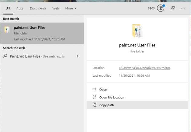 My Paint.net User Files problem. - Troubleshooting & Bug Reports - Paint.NET Forum