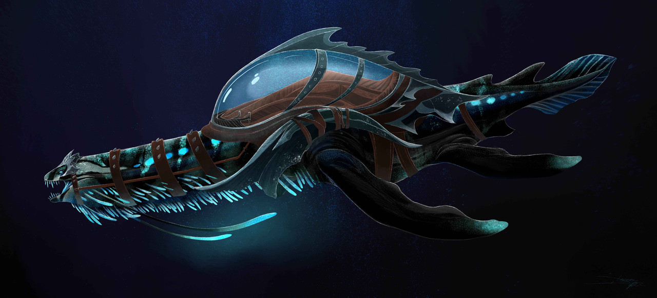 Abyssosaurus: The mesmerizing hunter of the deep - Creature Submission ...