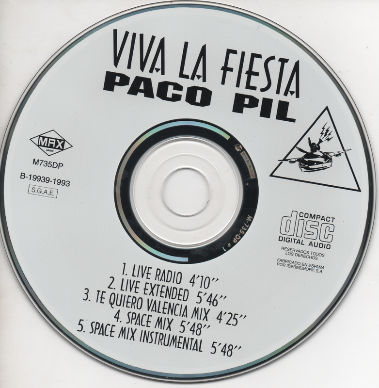 00 paco pil viva la fiesta (m735dp) cdm 1994 cd idf — Postimages