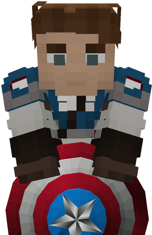 Steve Rogers | Captain America - MCU Minecraft Skin