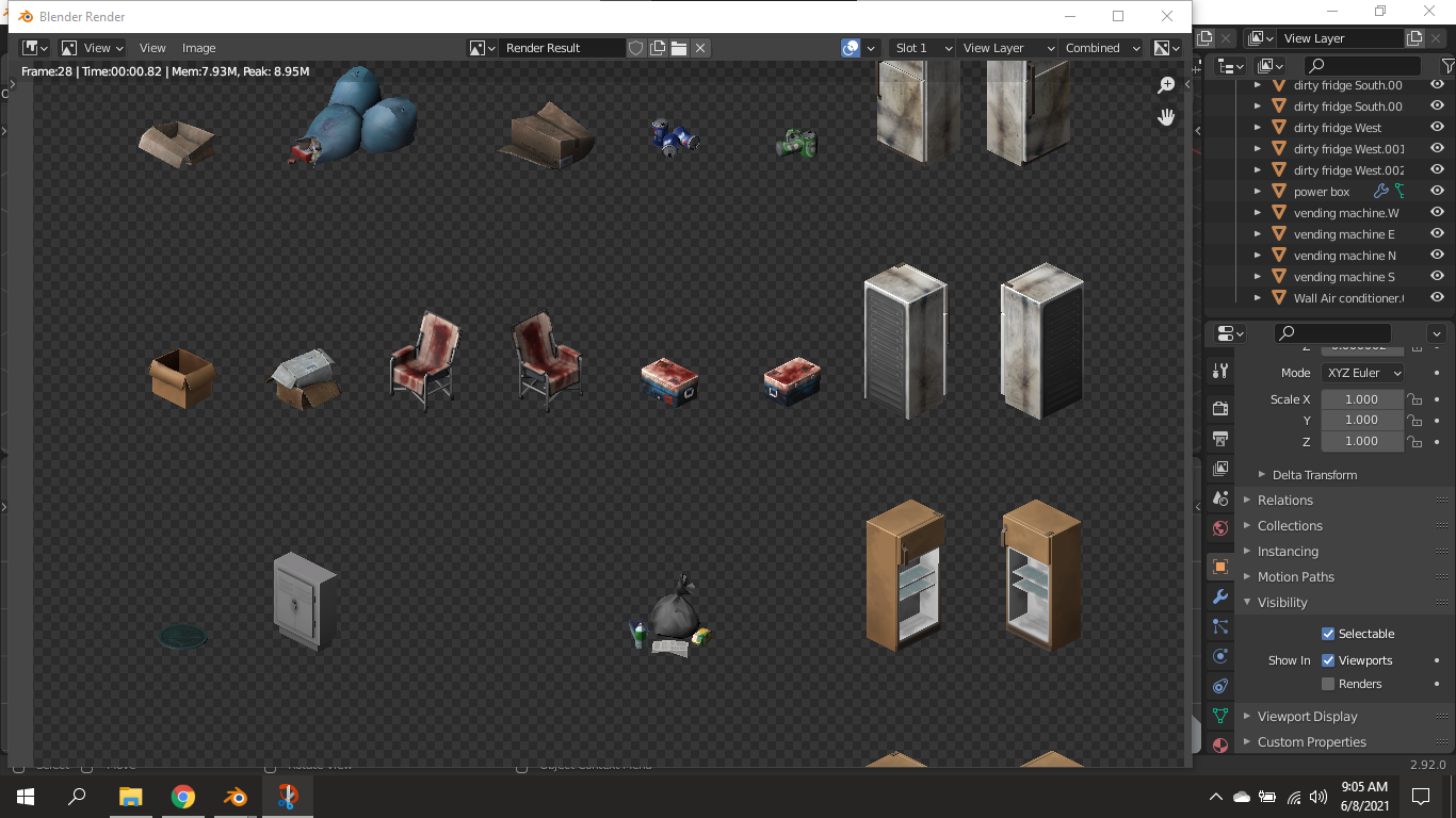 blender tiles render — Postimages
