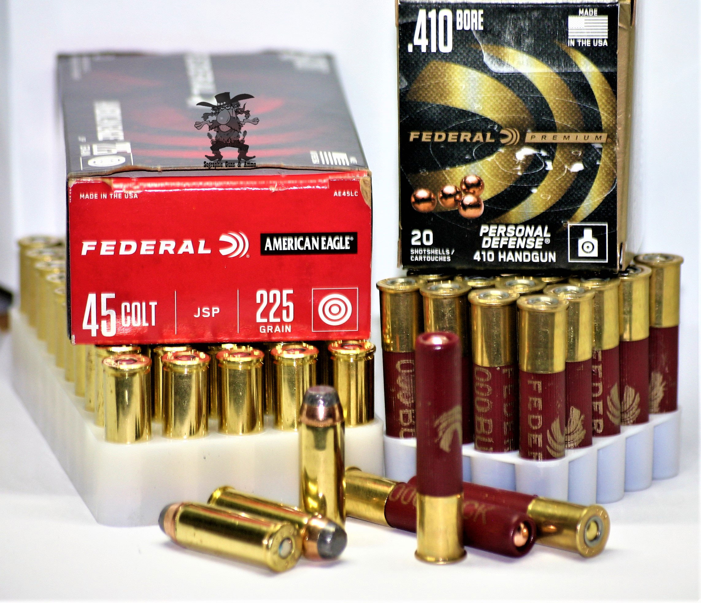 FEDERAL JUDGE COMBO Personal Defense 45LC JSP & 410 HANDGUN 000 BUCK ...