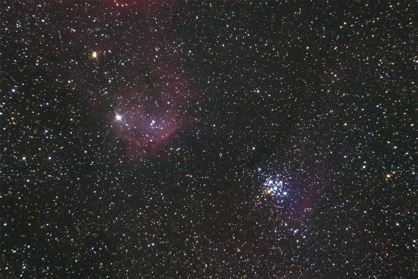 Gabriela Mistral Nebula and NGC3293 — Postimages