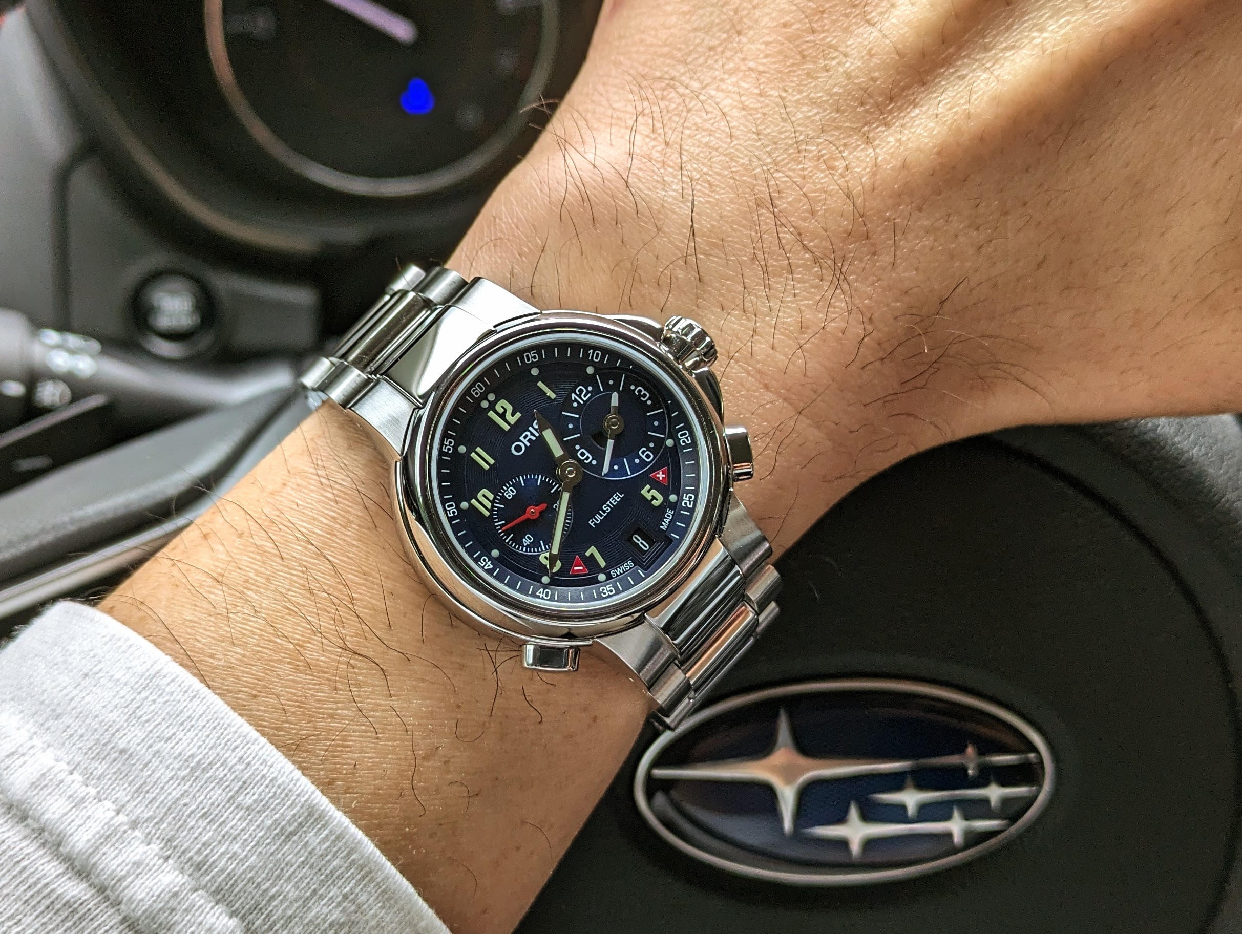 ORIS FULL STEEL World Timer — Postimages