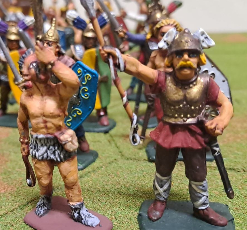 Hannibal's Army PUNIC W 54 MM Gaul Warriors 01 — Postimages