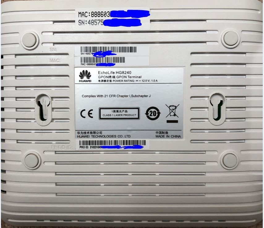 FTTH - ONT Authorisation - By Serial Number or more? :: Fibre Broadband ...