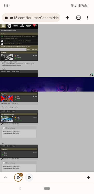 How The Heck Do You Resize ARFCOM for Phone Use? - AR15.COM