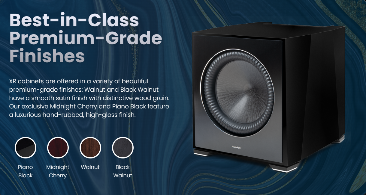 PARADIGM XR 13 (2,200W RMS (4,400W Dynamic Peak)) Class-D Subwoofer ...
