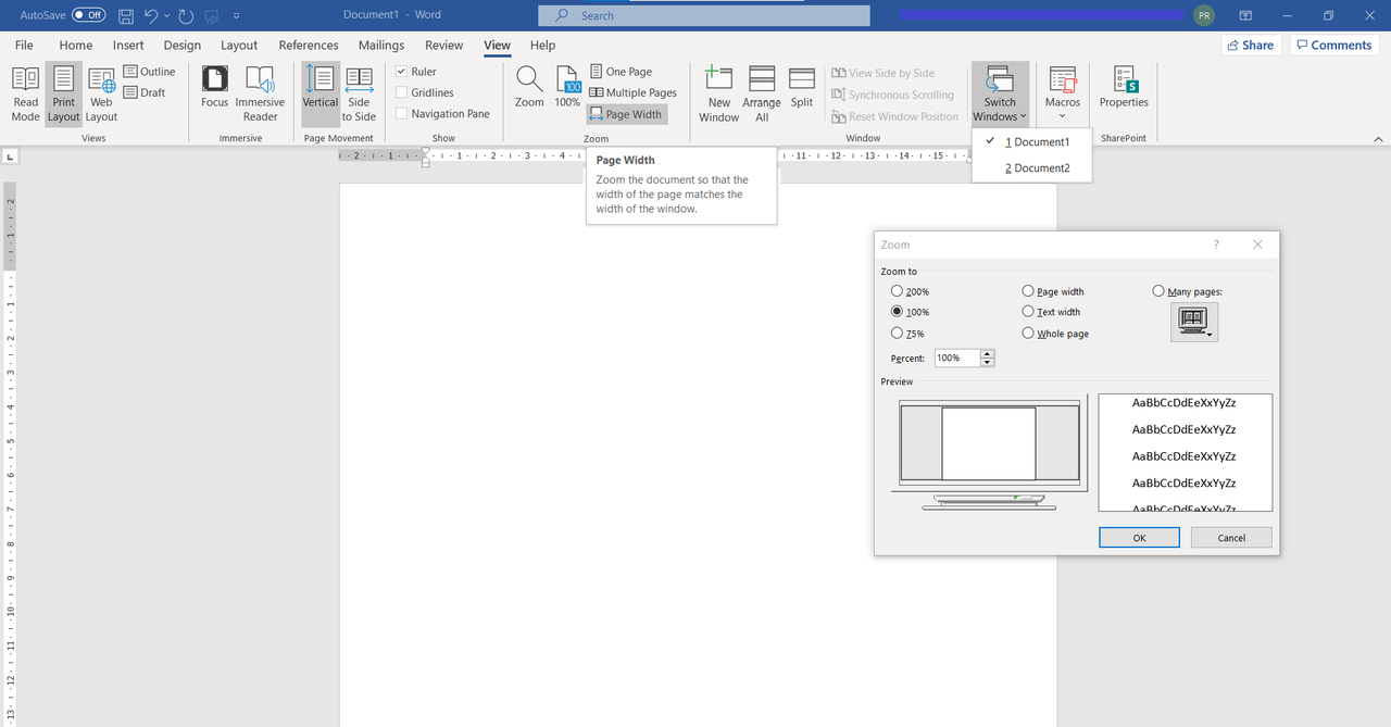 Word View Ribbon1 — Postimages