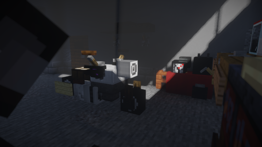 Motorcycle In The Workshop Minecraft Map