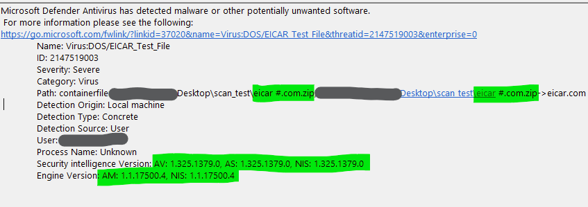 Microsoft defender will not scan if the file name contains " #". : r ...
