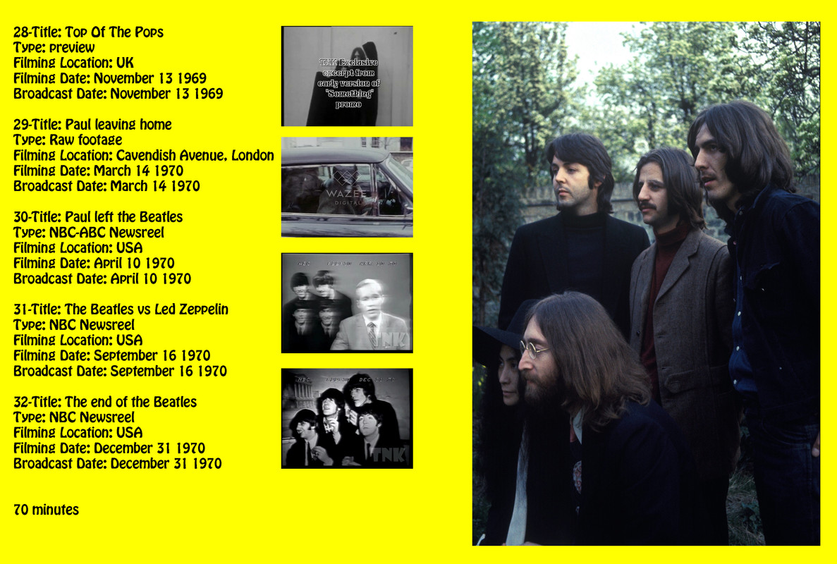 The Beatles YEAH YEAH YEAH More Rarities 1964 1970 INSIDE 2 — Postimages