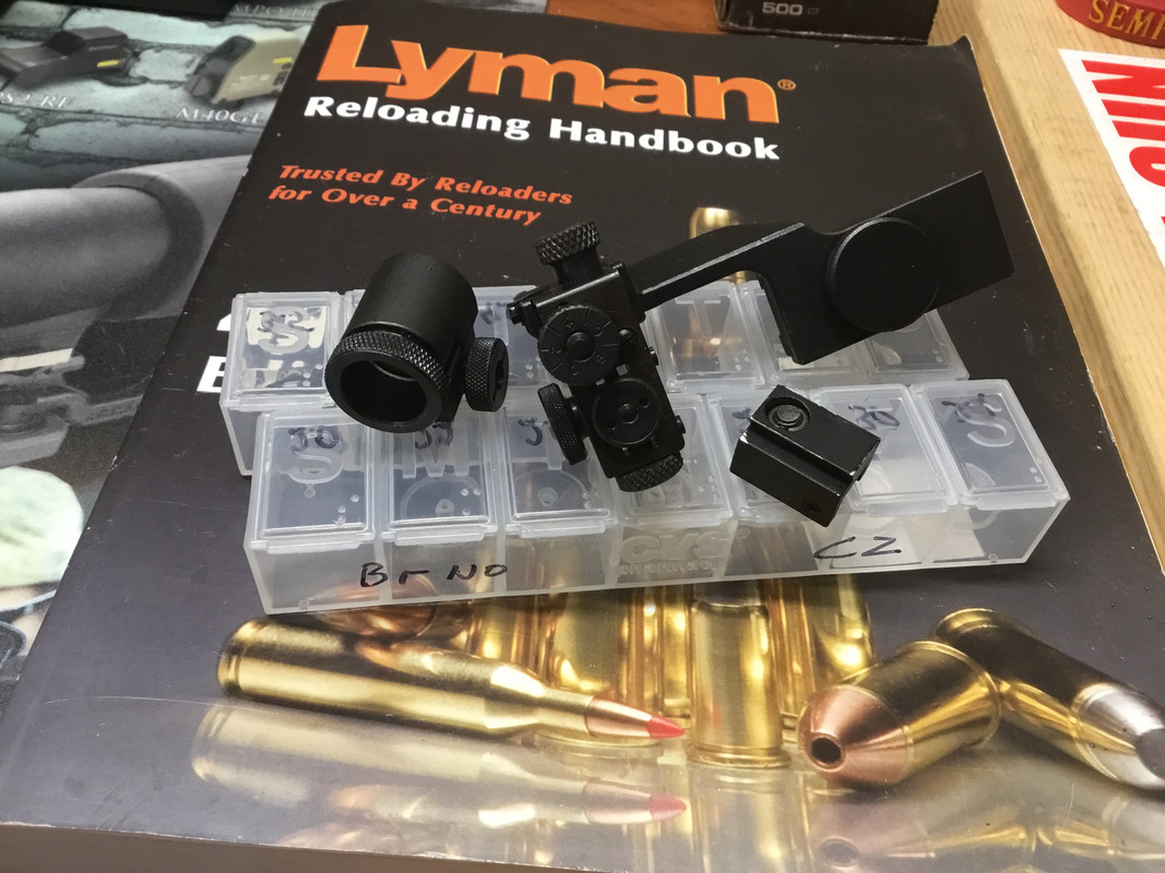 CZ 452 BRNO Peep Sights w/11mm rail adapter from Denny (SPF) - AR15.COM