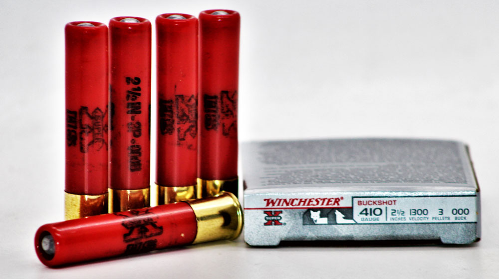 410 Winchester SUPER-X Predator 000 Buck Shot 410 2.5" 3 Pellet 5 ...