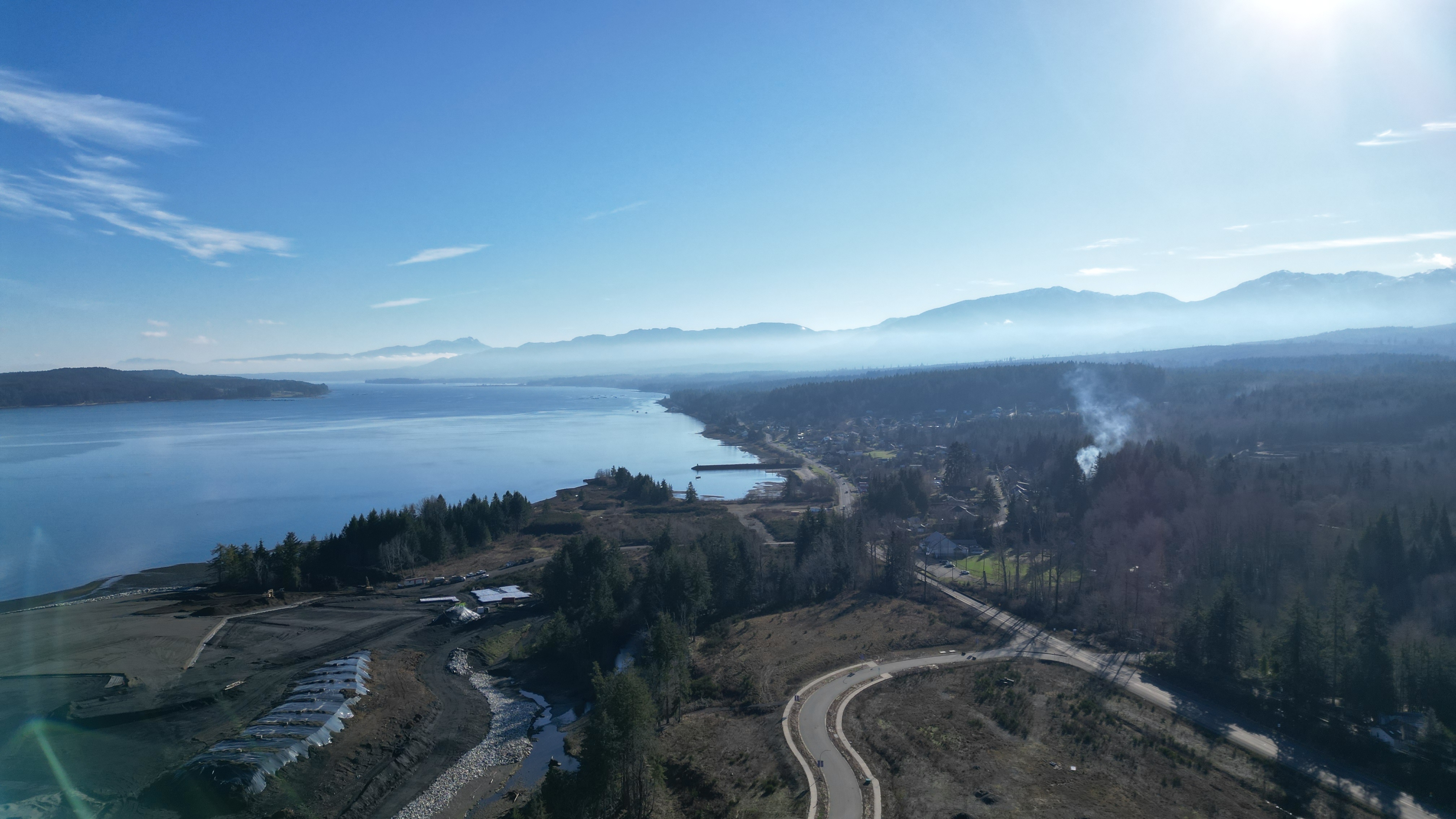 Union Bay Fire Hall construction Jan. 23, 2026. – allthingsunionbay