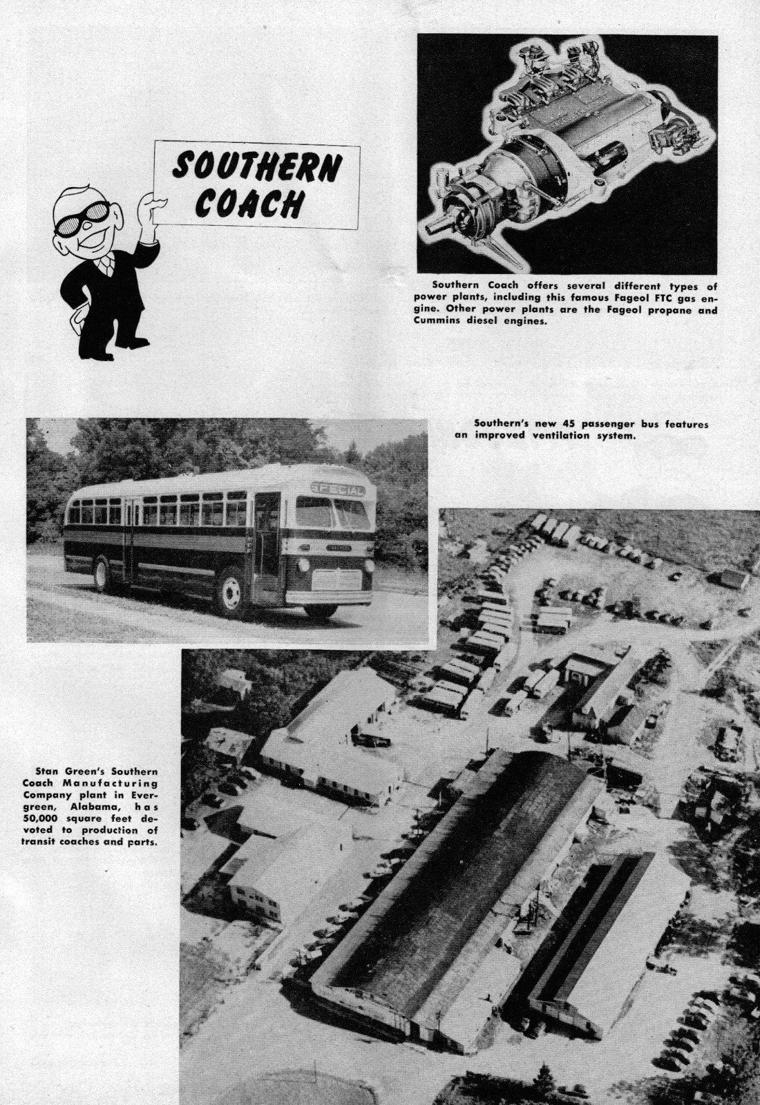 Transit Bus Review 53 Southern Coach Fageol FTC — Postimages