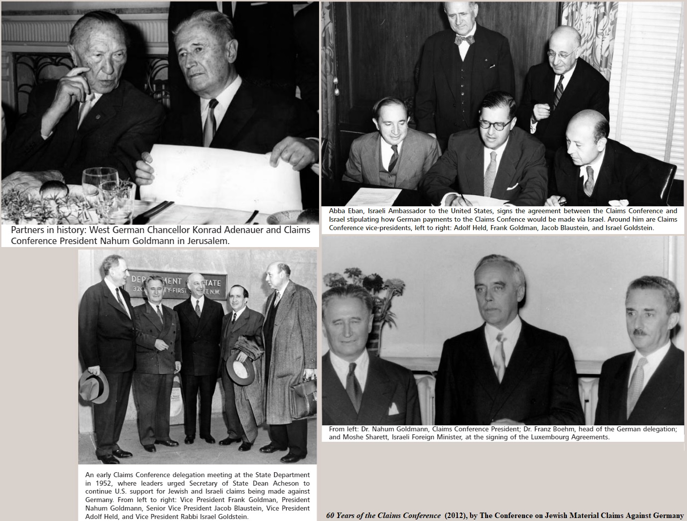 Holocaust 60 years of the Claims Conference 2012 Conference on Jewish ...