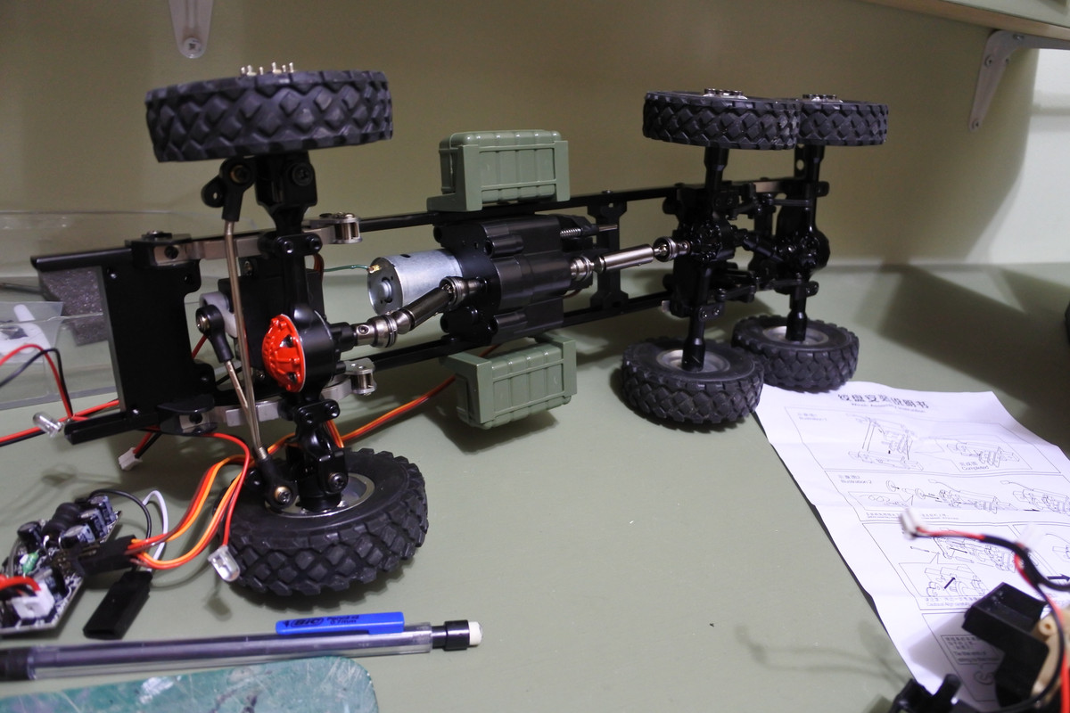 1/16 WPL B-16 r/c to CDN army MLVW conversion - Work in Progress ...