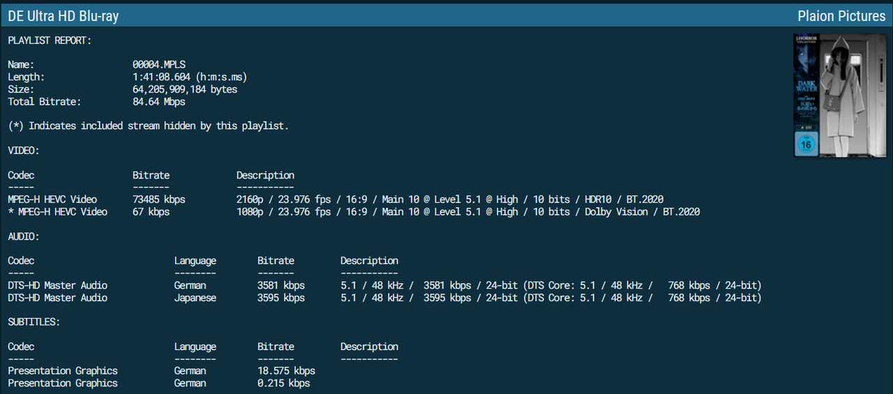 Ring / Ringu (1998) 4K UHD [PLAION] - Page 2 - Blu-ray Forum