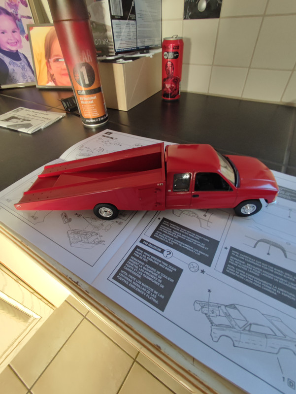 Chevy C3500 extended cab dually 1997 racers wedge de chez amt au 1/25 ...