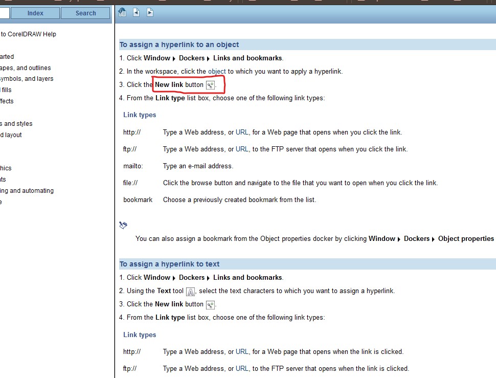 hyperlink in CorelDraw 2021 - General - CorelDRAW Graphics Suite 2021 ...