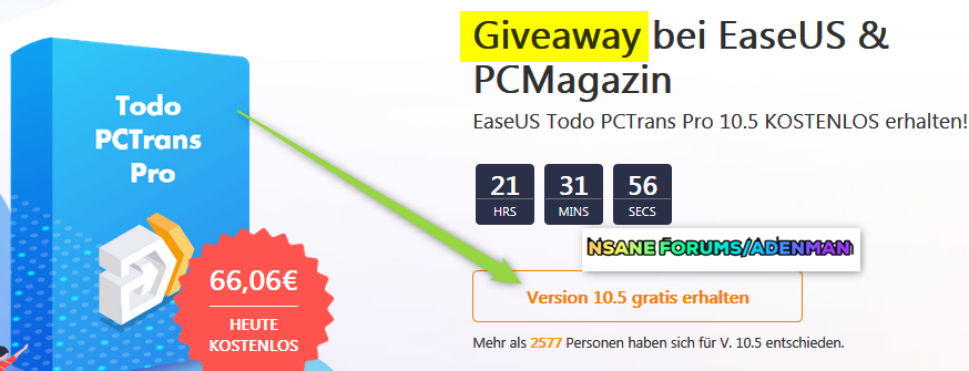 [Expired] EaseUS Todo PCTrans Pro 10.5 – 1-year License - Giveaways ...