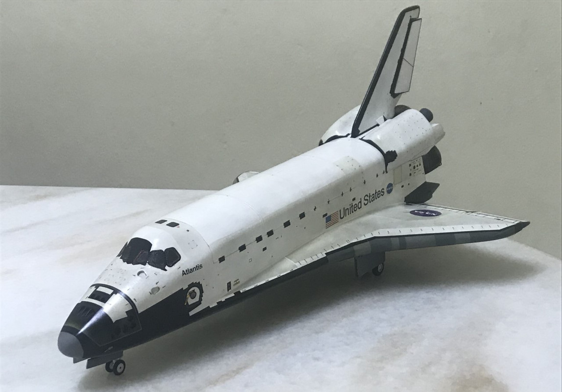 Space Shuttle Atlantis Ov104 Vector Drawing Blueprint Airplane Shop
