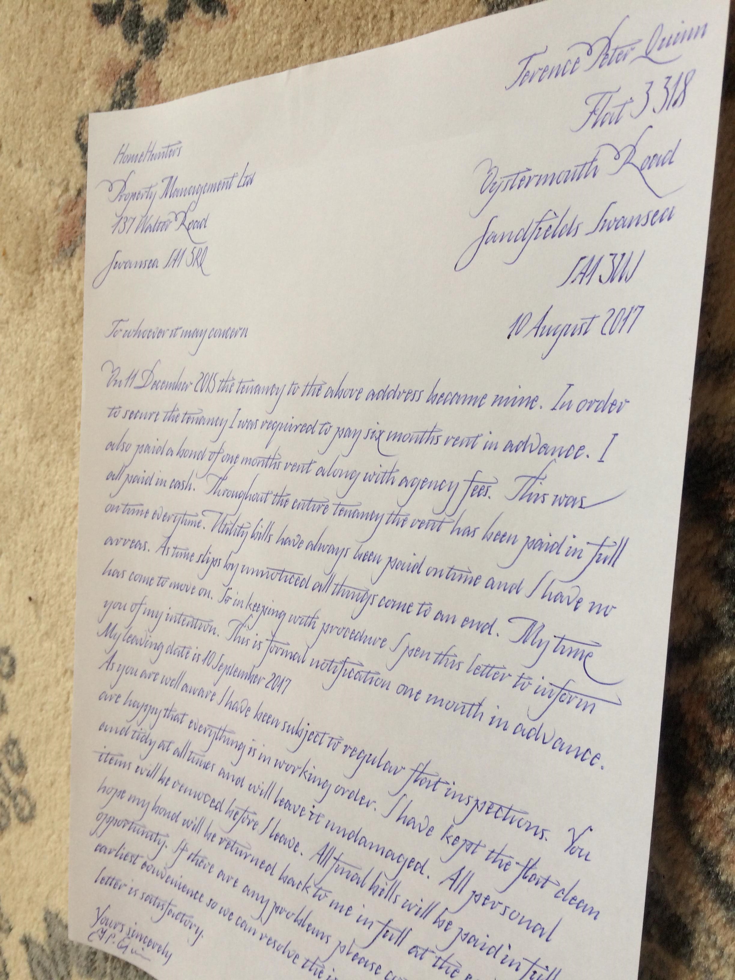 Handwritten letters are always well received : r/Handwriting