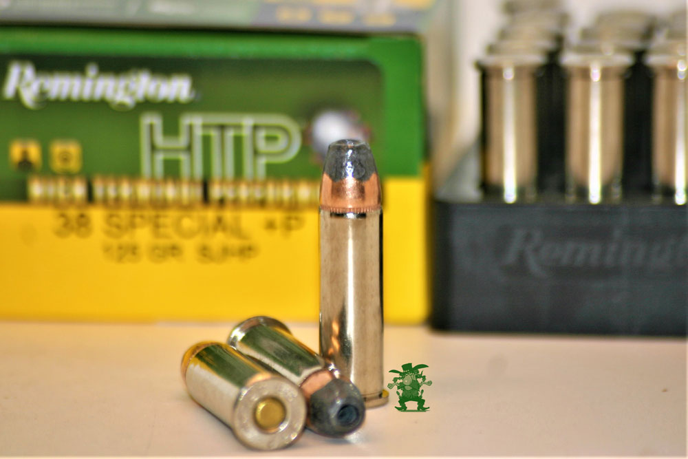 38 Special +P Remington HTP SJHP Fast 125 Grain 38+P Nickel/Brass 20 ...