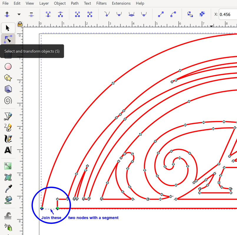 Connect Two Nodes With A Segment Inkscape 4492