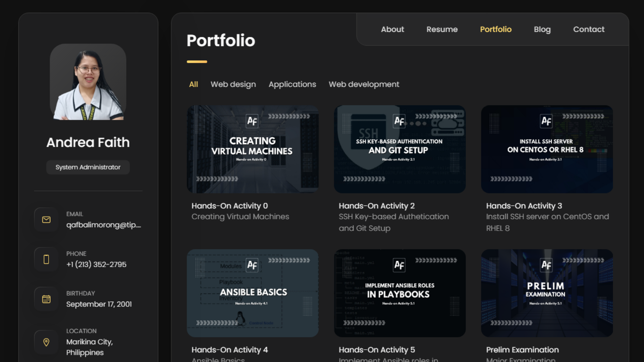 GitHub - andreafaith/andreafaith.github.io: CPE232: Managing Enterprise Servers