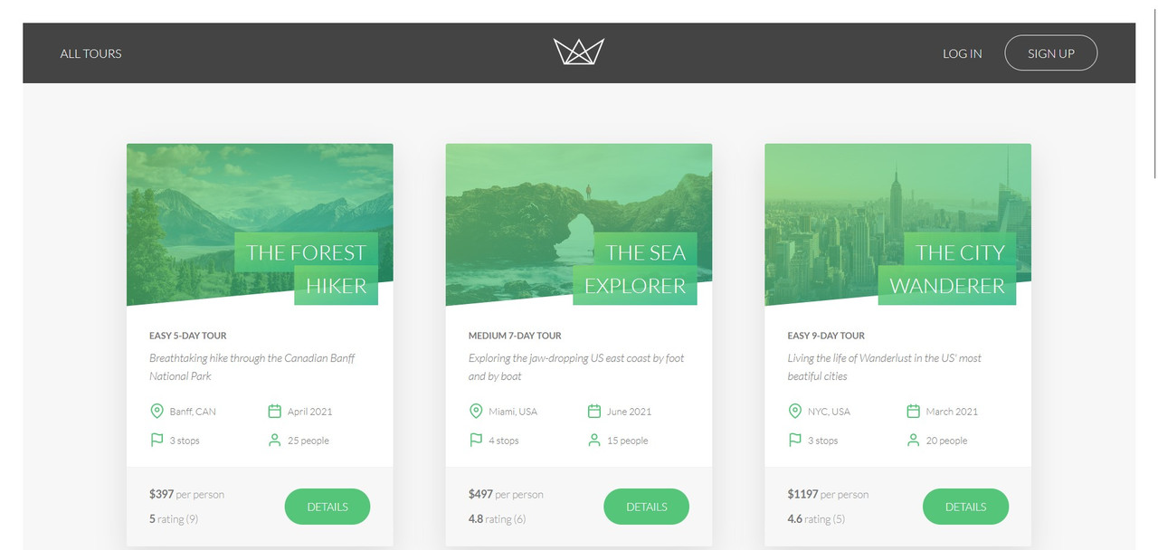 GitHub - bhardwajrizul/Natours: MERN based tour booking app
