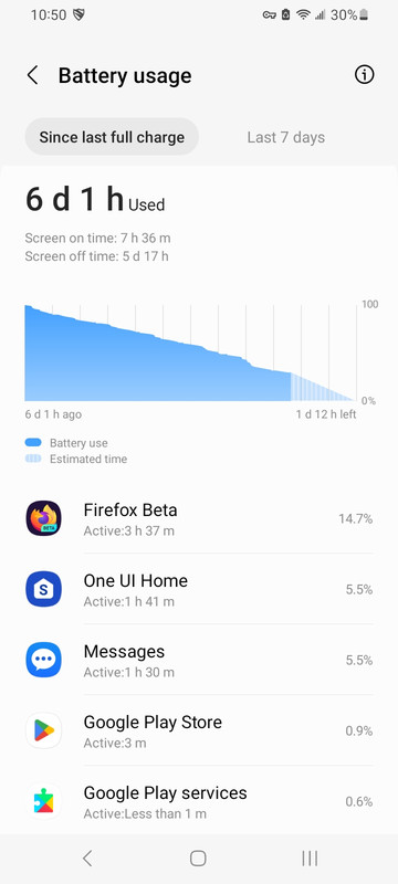 Battery life after disabling some bloatware and enabling adaptive power ...