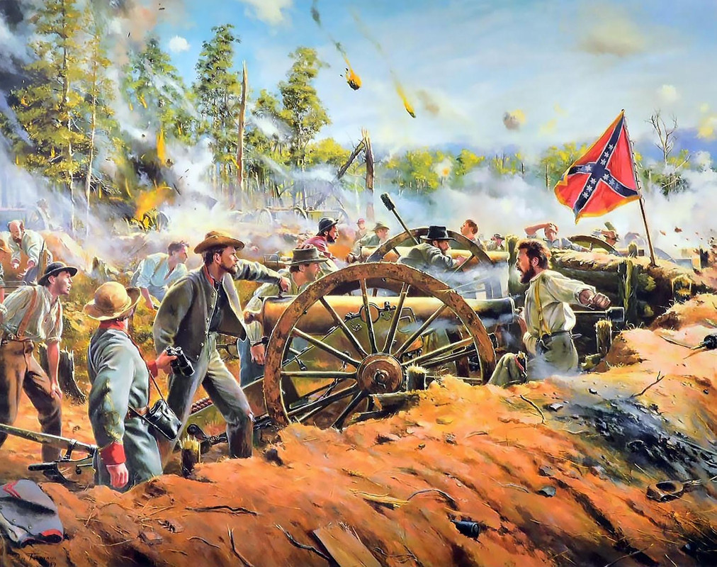 Civil americana, Atlanta, Big Shanty, El 25 de junio de 1864, el ...