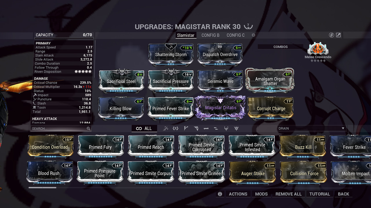 7 Forma Magistar Build by Nightey3s - Slamistar | Red Crit Monster with ...