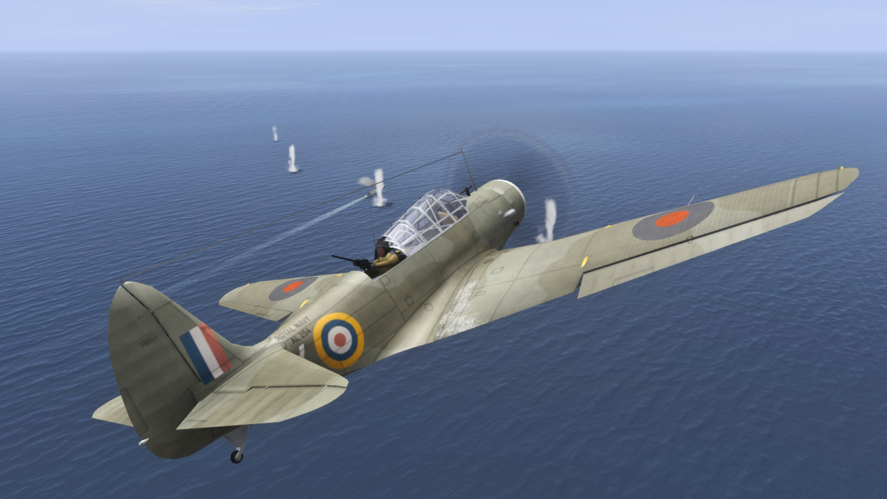 Fictional Royal Navy TBD-1 - TBD Mk. I "Marlin" from HMS Illustrious ...