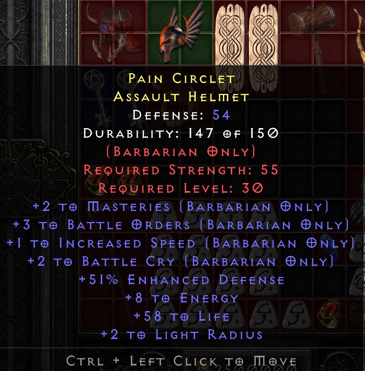 Iso Lld Barb Helm/ammy - Topic - d2jsp
