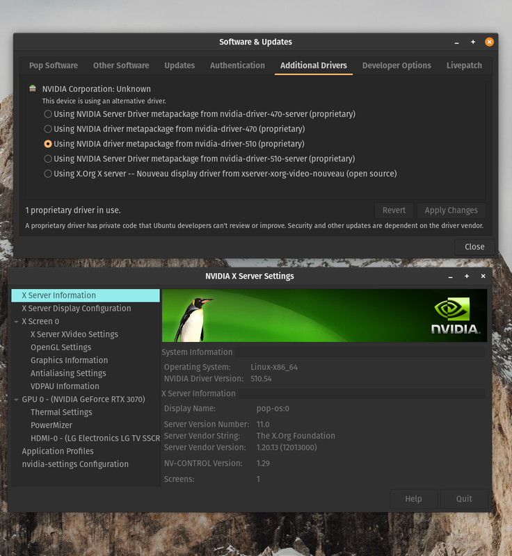 NVIDIA Upgrade Help & Drivers Now Downgradable : r/pop_os