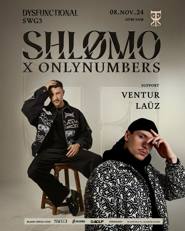 Dysfunctional Rave is back in Glasgow with Shlomo and Onlynumbers | Skiddle