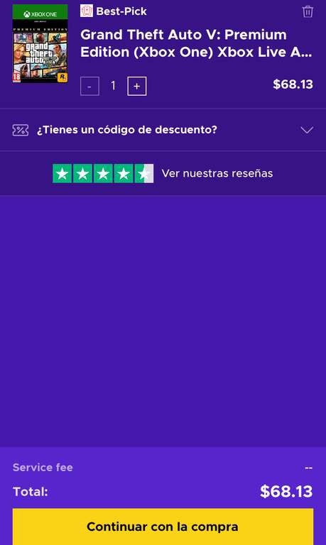 Eneba: Grand Theft Auto V: Premium Edition (Xbox One) Xbox Live Key ...