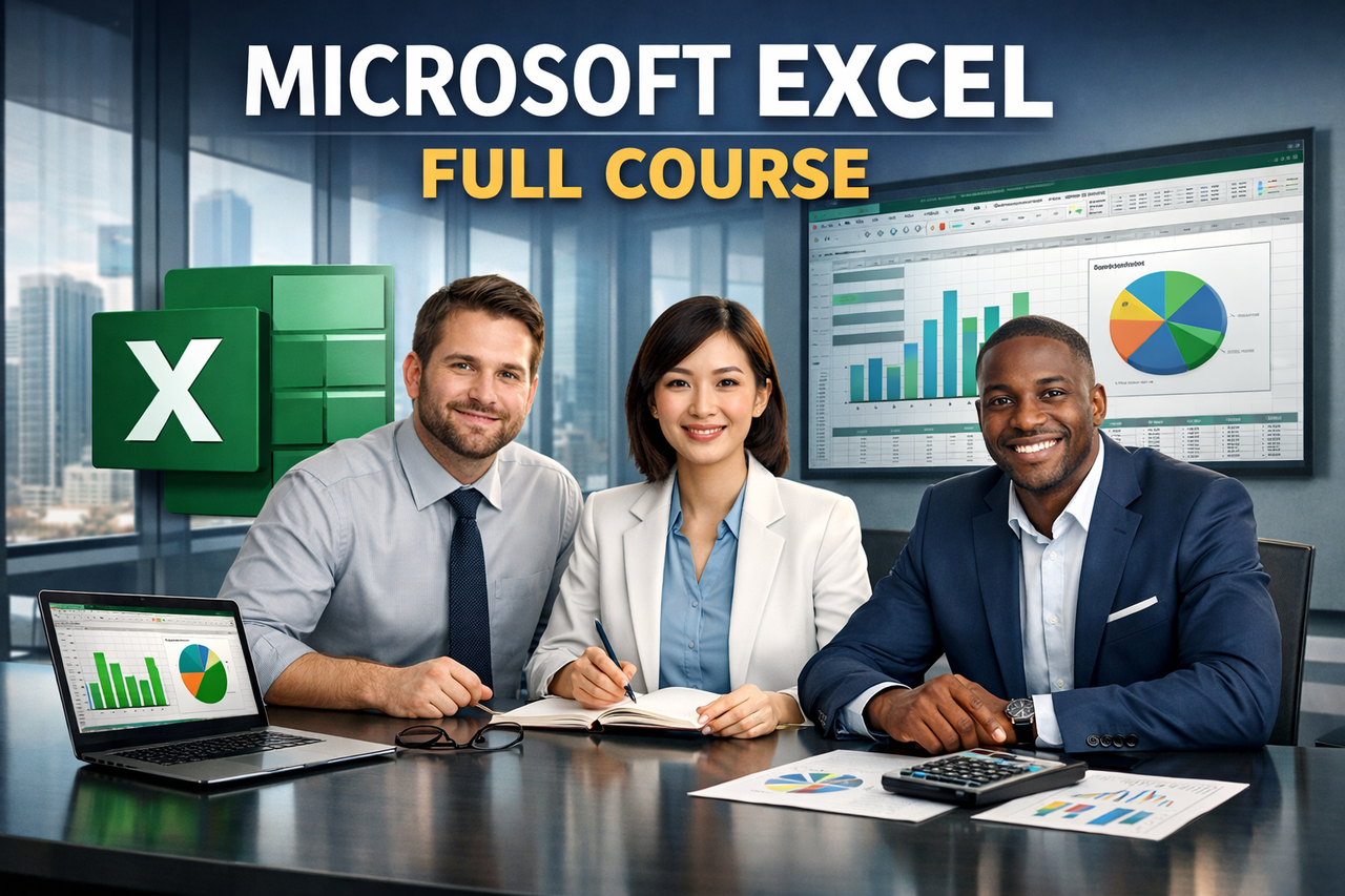 Microsoft Excel Full Course: Beginner to Advanced Excel Training (2026 Edition) | clarityarchitects