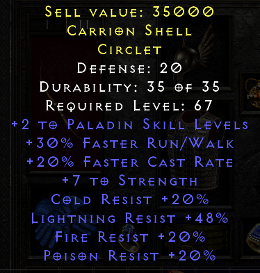 Gg Pally Circlet/helm - Topic - d2jsp
