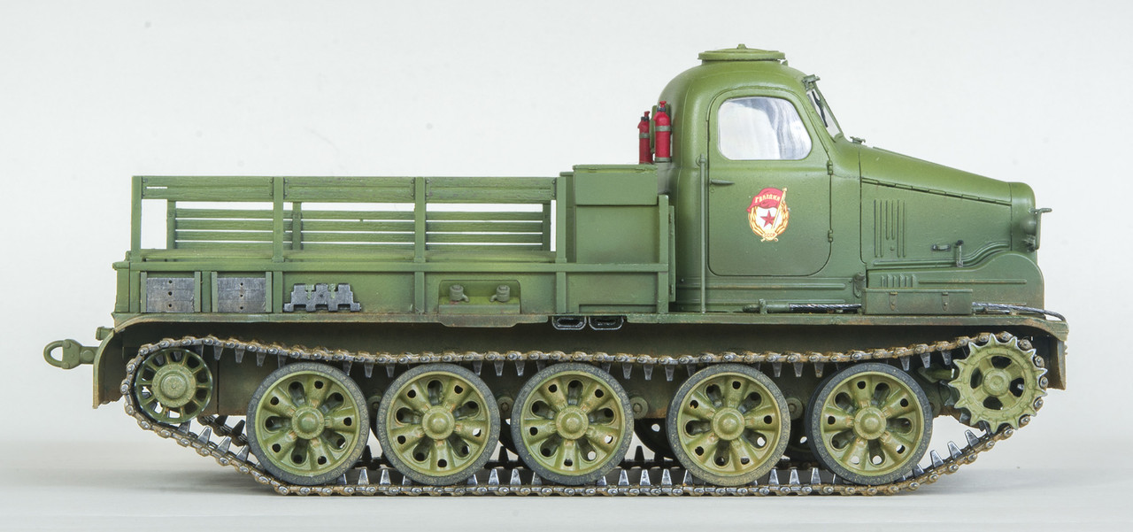 Soviet Russian heavy artillery tractor AT-T - Ready for Inspection ...