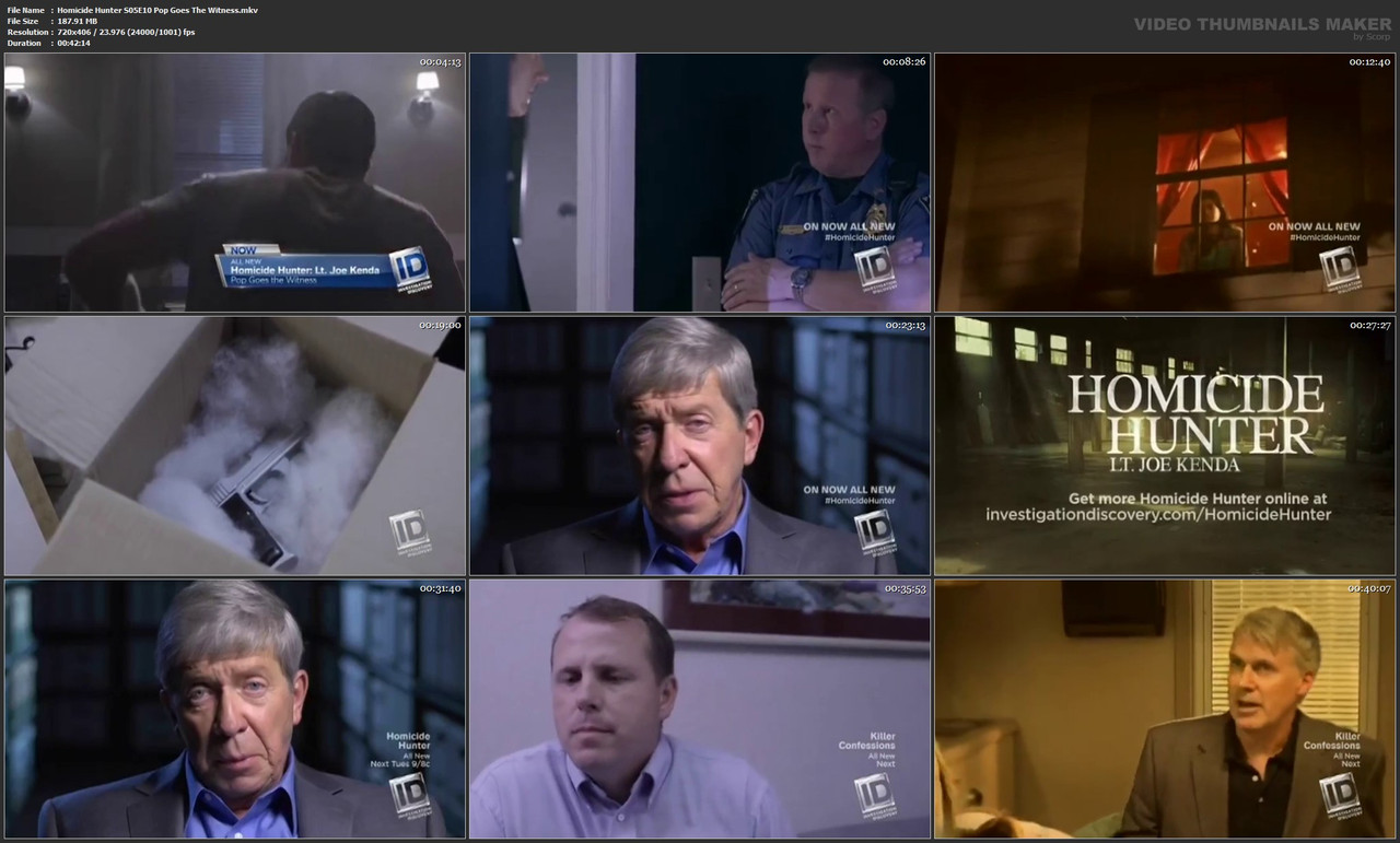 Homicide Hunter S05 E10 Pop Goes The Witness mkv — Postimages