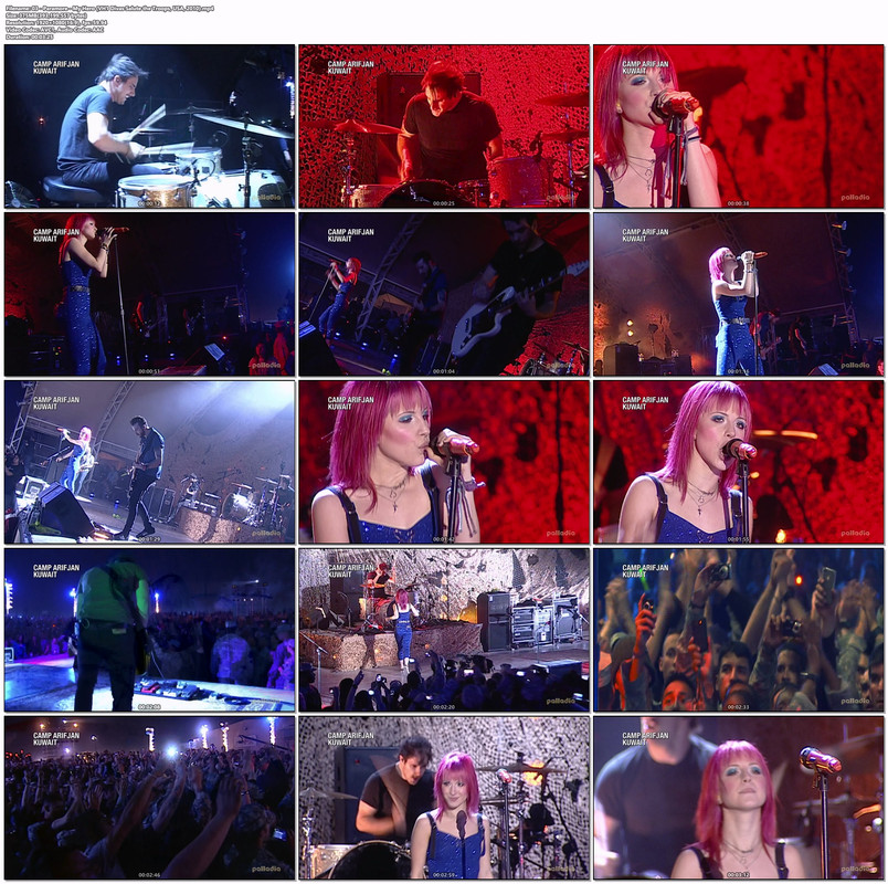 03 Paramore My Hero VH1 Divas Salute the Troops USA 2010 mp4 — Postimages