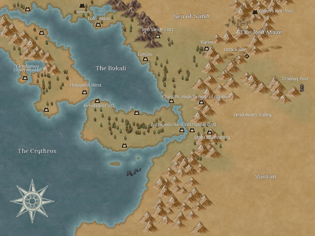 Map of Illos - The Stormcrow Cycle [Slow-burn Tragic Romantic Fantasy ...