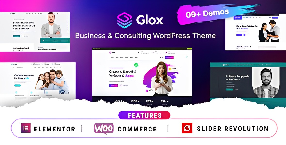 Glox – Business & Consulting WordPress Theme – Bliter GPL