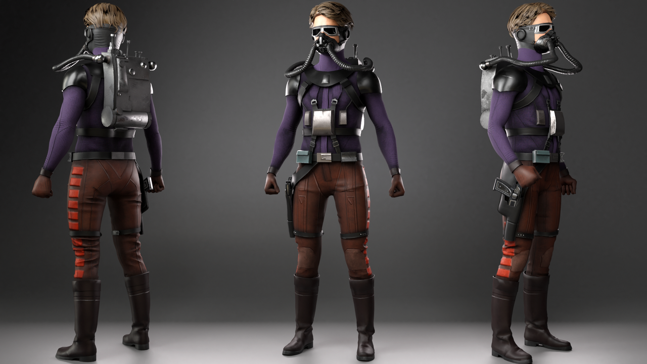 Ralph McQuarrie's Luke Starkiller at Star Wars: Battlefront II (2017 ...